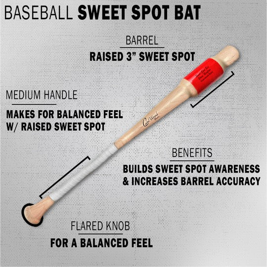 Baseball Sweet Spot Bat – CamWood Bats